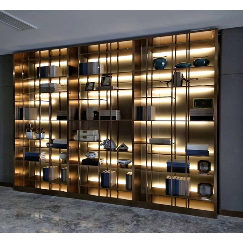 Stainless steel display cabinet - Foshan Guanglin Decoration ...