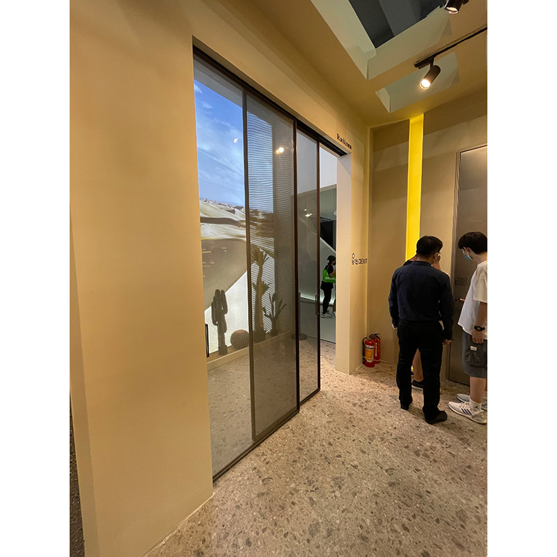 Stainless steel sliding door - Foshan Guanglin Decoration Engineering ...